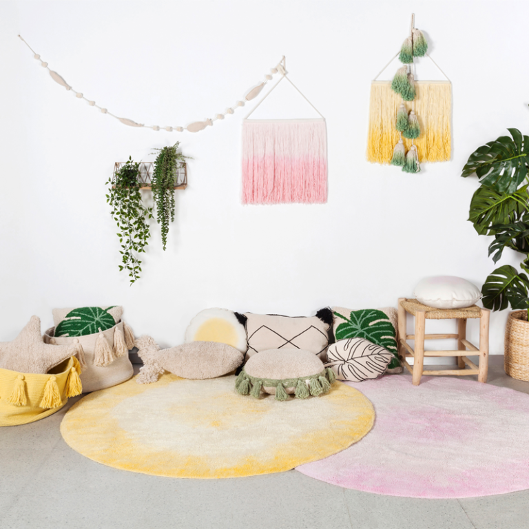 Le tapis rond : idéal pour une table ronde ou un salon